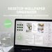 Desktop Wallpaper Organizer by the Balanced Plan | Customizable With ...