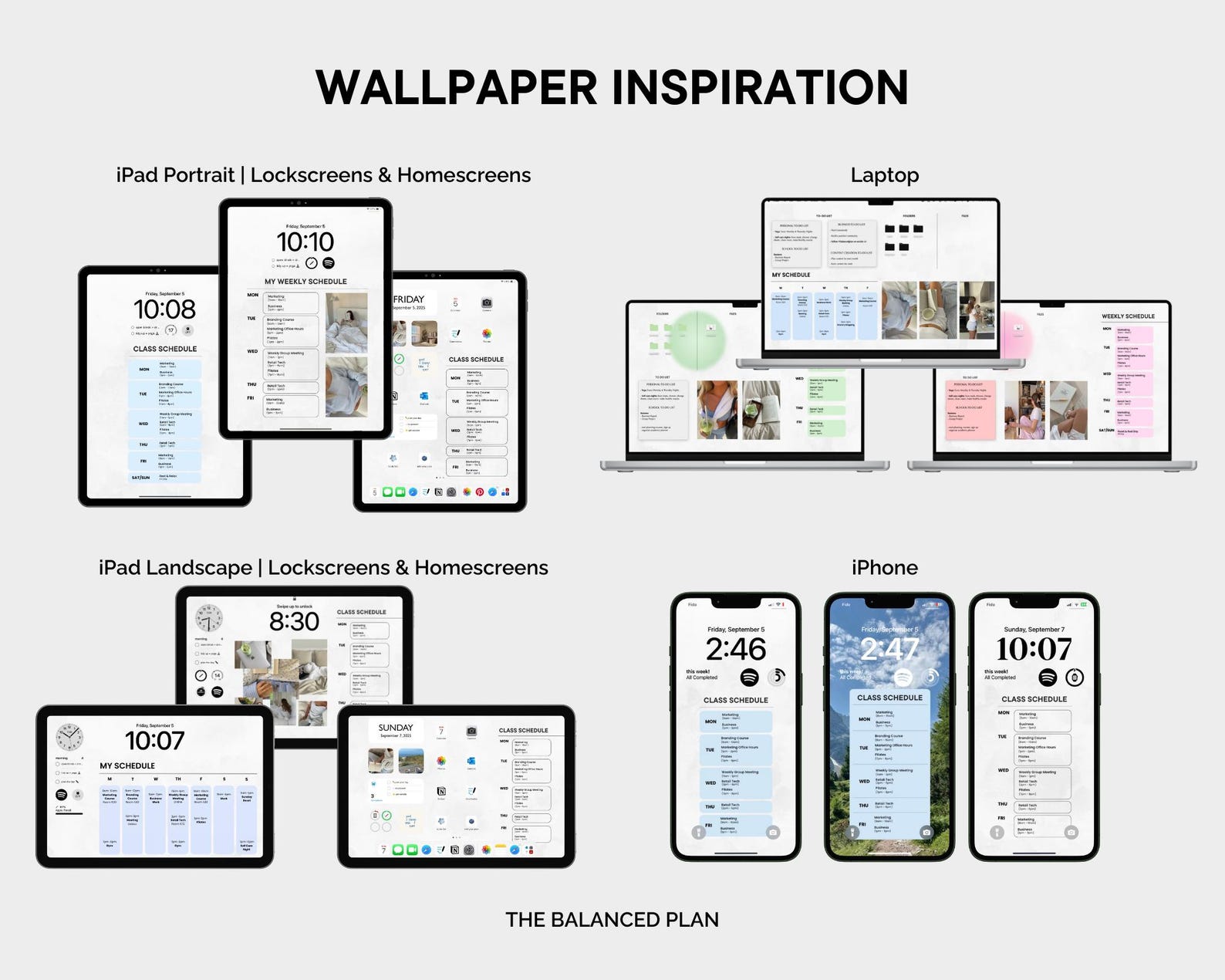 Wallpaper BUNDLE by the Balanced Plan | Desktop, iPad and Iphone ...