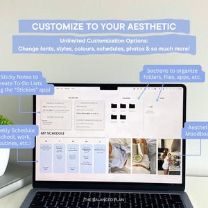 Digital Academic Planner Bundle: Desktop Organizer & iPad Planner ...