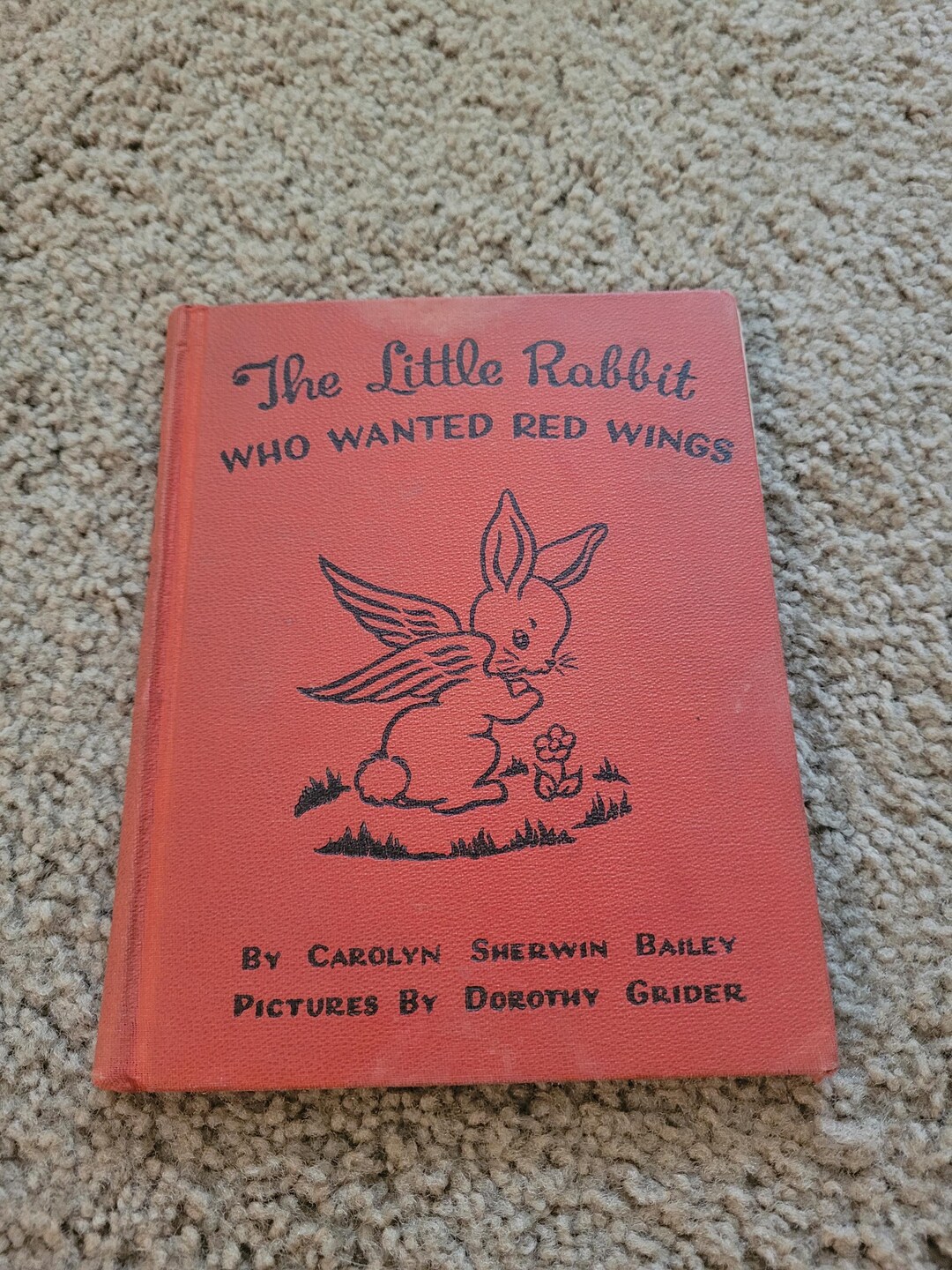 Vintage Book - the Little Rabbit Who Wanted Red Wings - Etsy