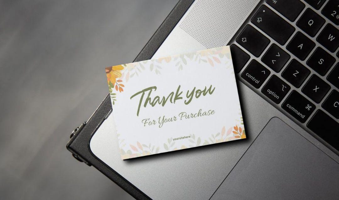 High Quality Thank You Card, Custom Thank You Cards, Personalized ...