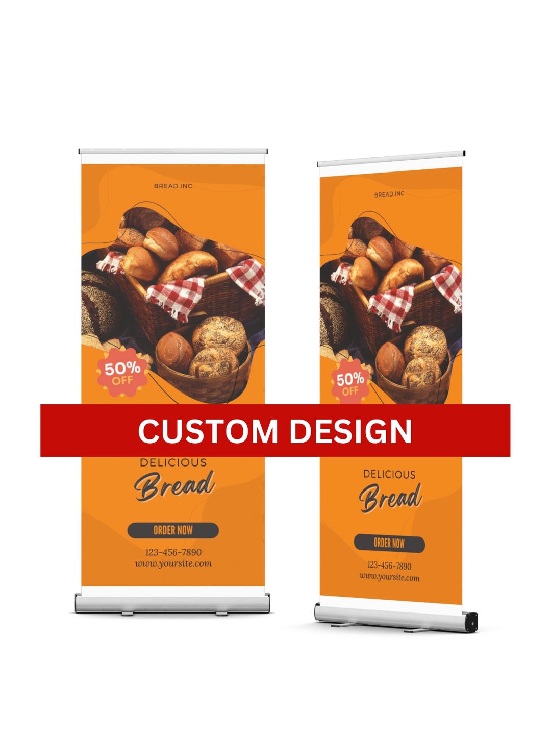 Stand Roll up Banner, Custom Business Retractable Banner, Business Sign ...