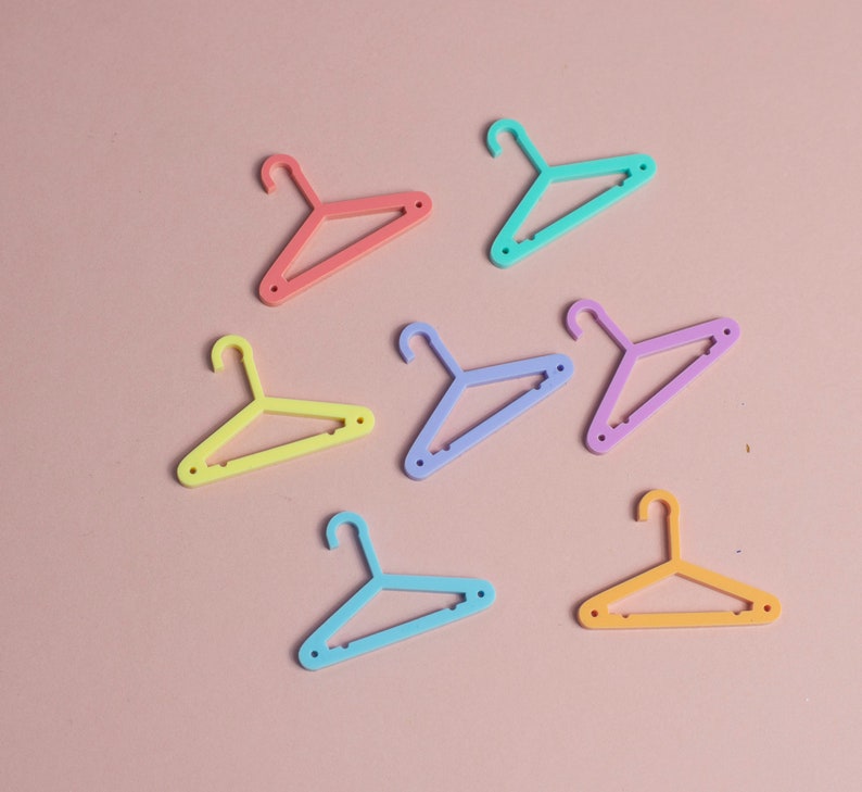 Mini Wardrobe Hangers Pack Add to Mini Jewellery Wardrobes - Etsy