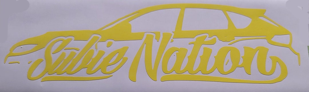 Subie Nation Decal - Etsy