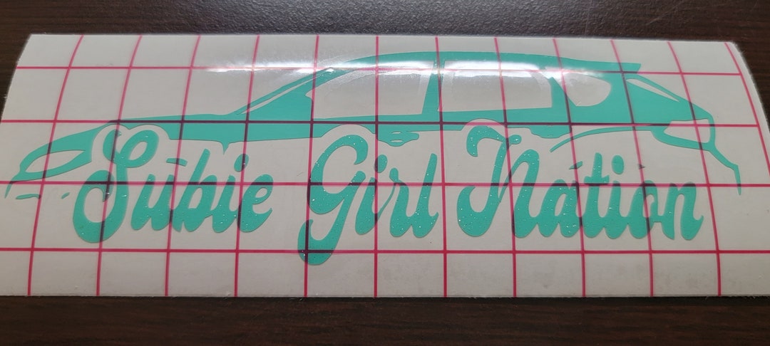 Subie Girl Nation Decal - Etsy