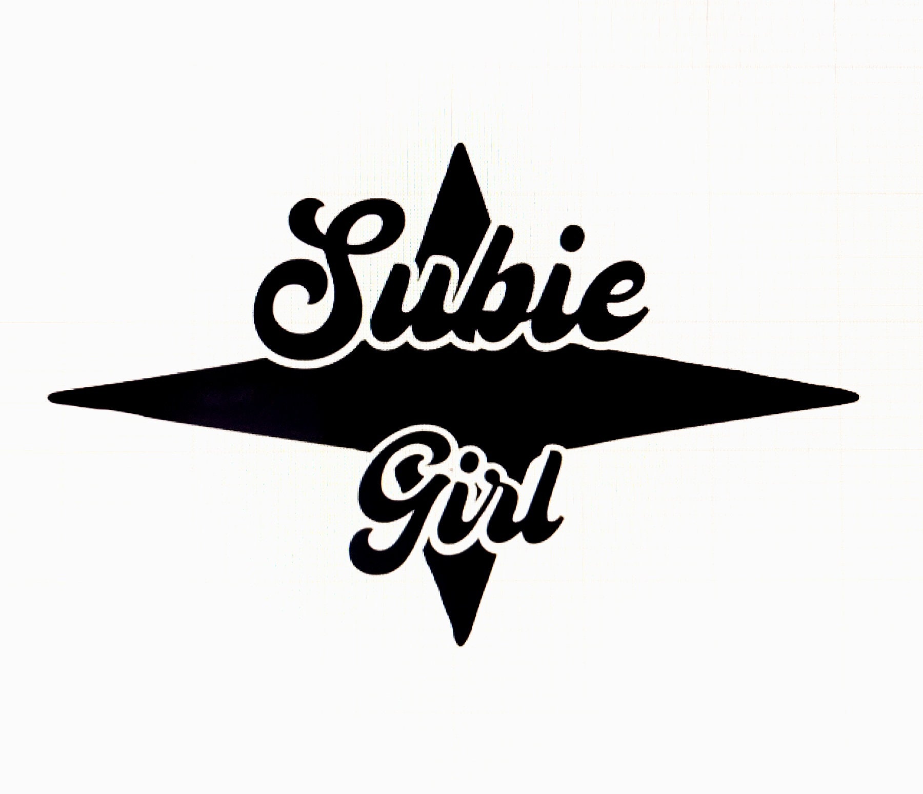 Subie Girl Decal - Etsy