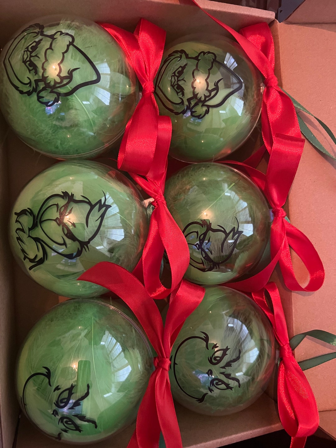 Grinch Bauble - Etsy