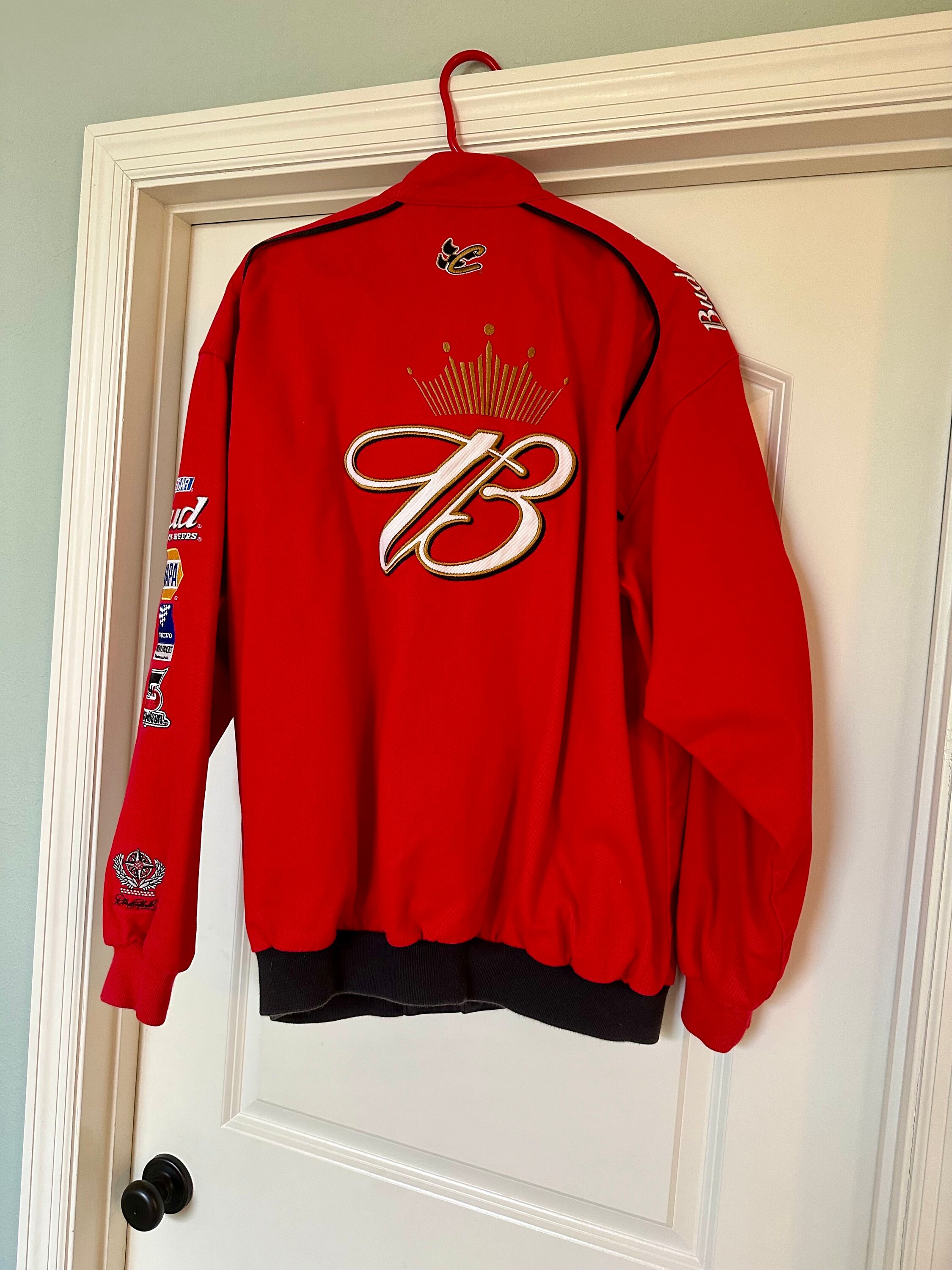 NASCAR Dale Earnhardt Jr. Budweiser Racing Jacket Brand New Condition ...