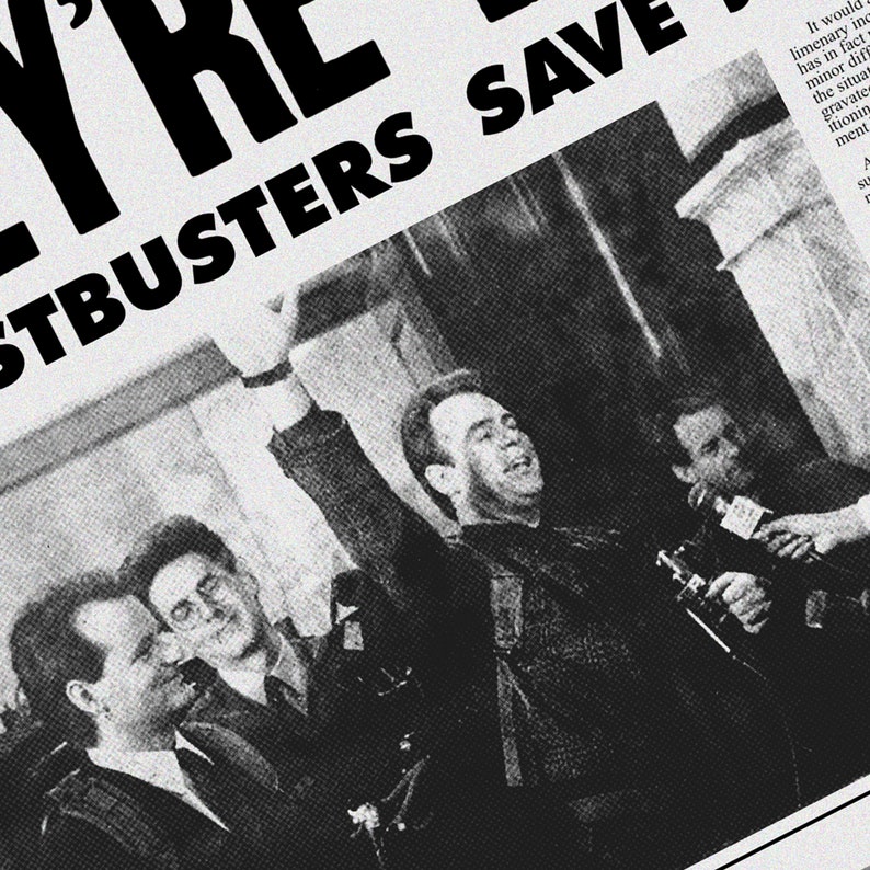 Ghostbusters 2 New York Post Replica Paper Prop Digital - Etsy