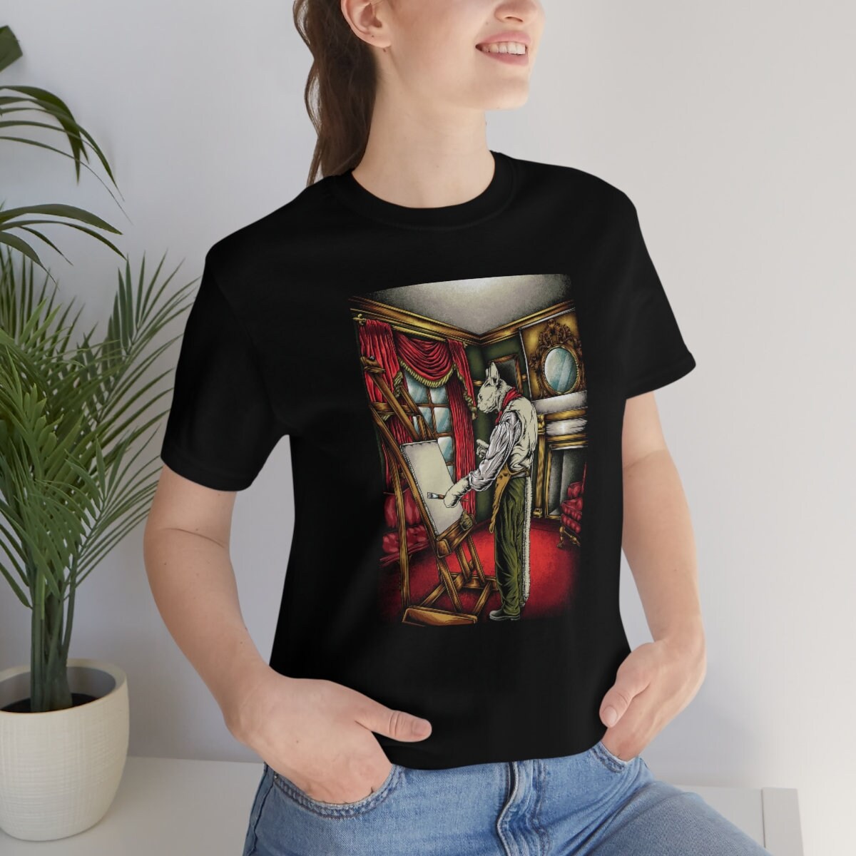 Painter Cat ASMR T-shirt - Etsy