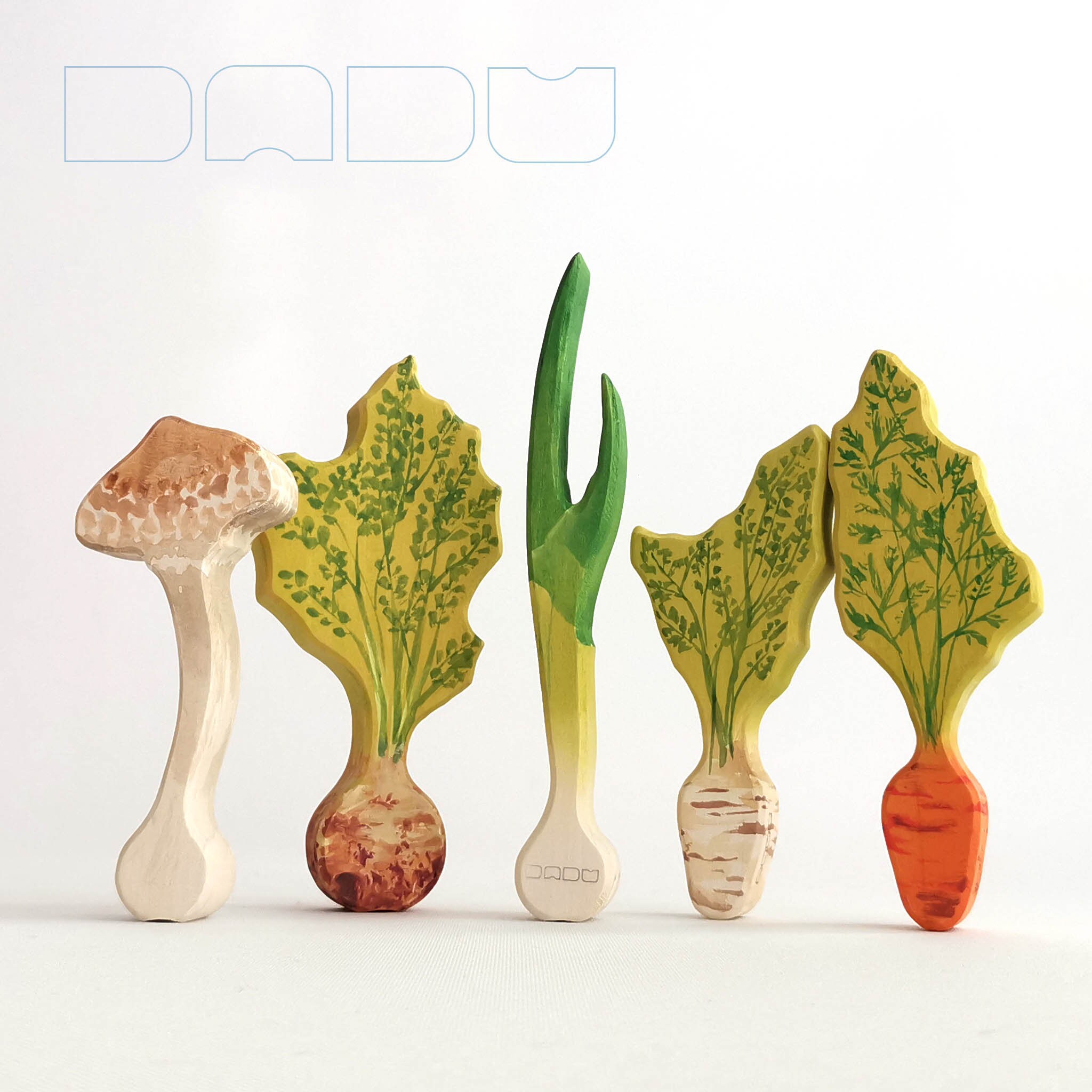 Handmade Root Vegetable 3d Puzzle, Set of 13 Root Vegetables, Pretend ...