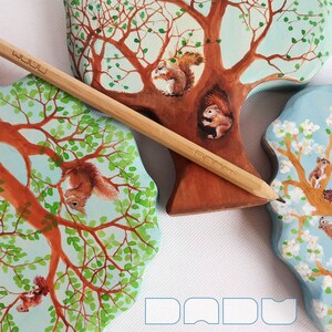 Squirrels' Trees - Wooden Toy, Ideal for Nature or Seasonal Table ...