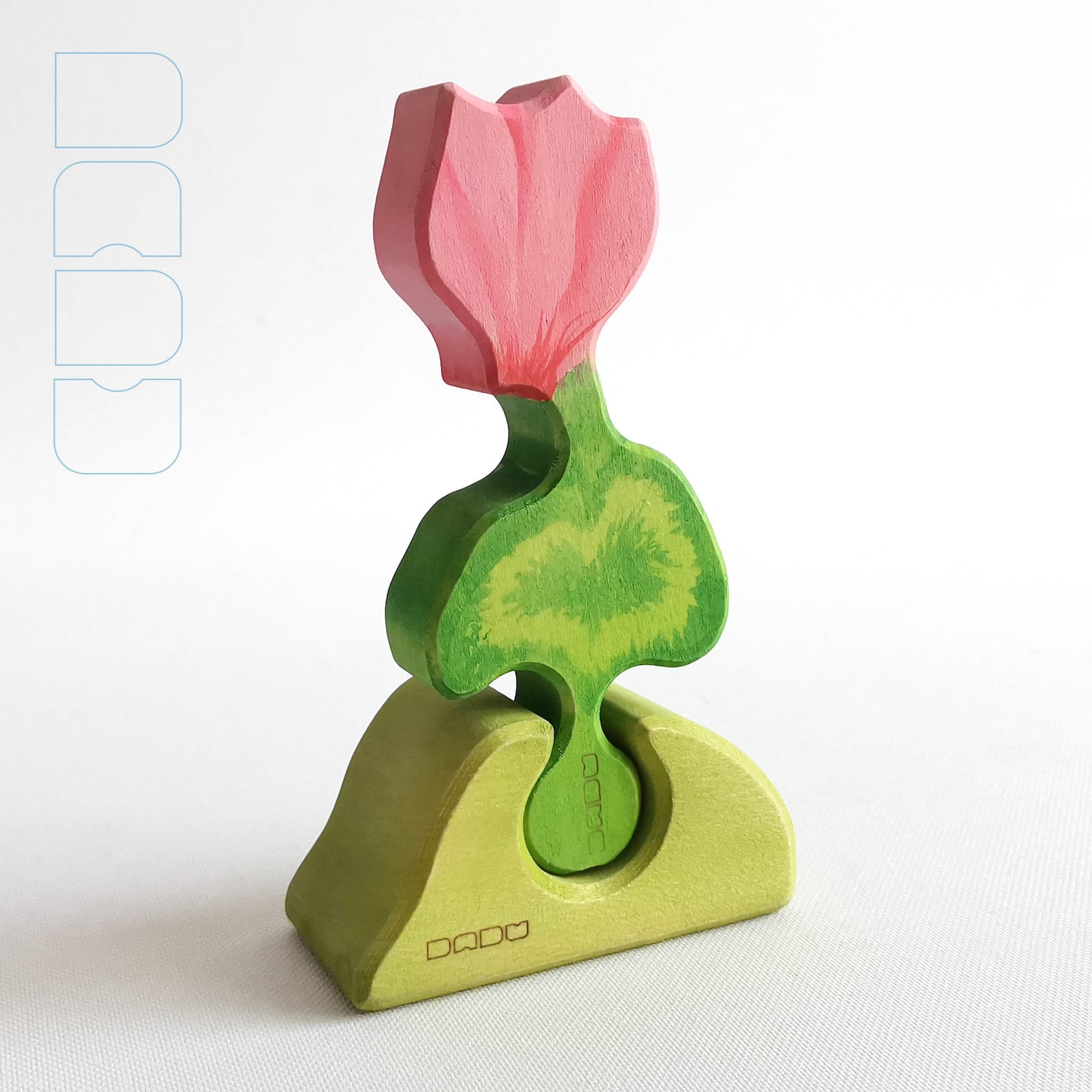 Wooden Flower Garden, Waldorf Toy Spring Garden Mound With Spring ...
