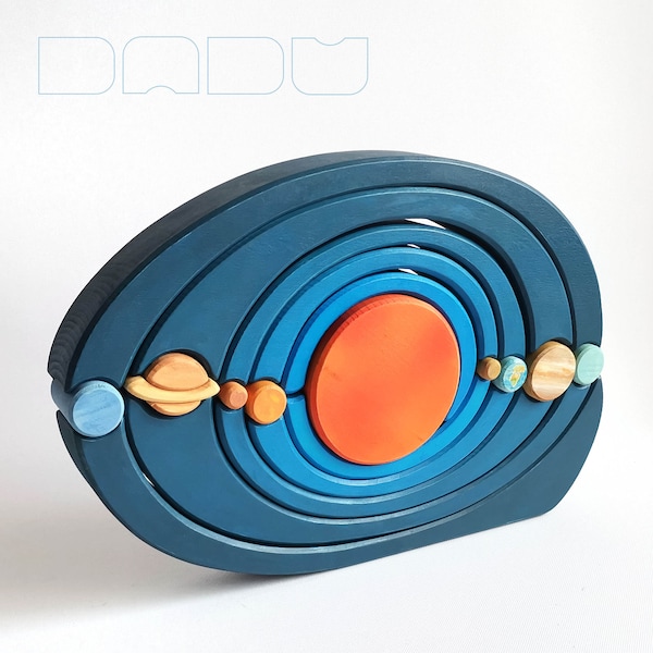 Wooden Planetary System Solar System Puzzle - Etsy Wooden Planetary System Solar System Puzzle - Etsy
