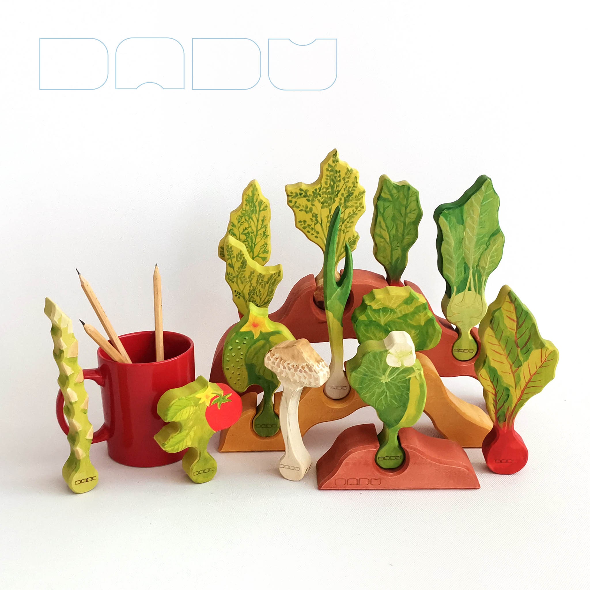 Handmade Root Vegetable 3d Puzzle, Set of 13 Root Vegetables, Pretend ...