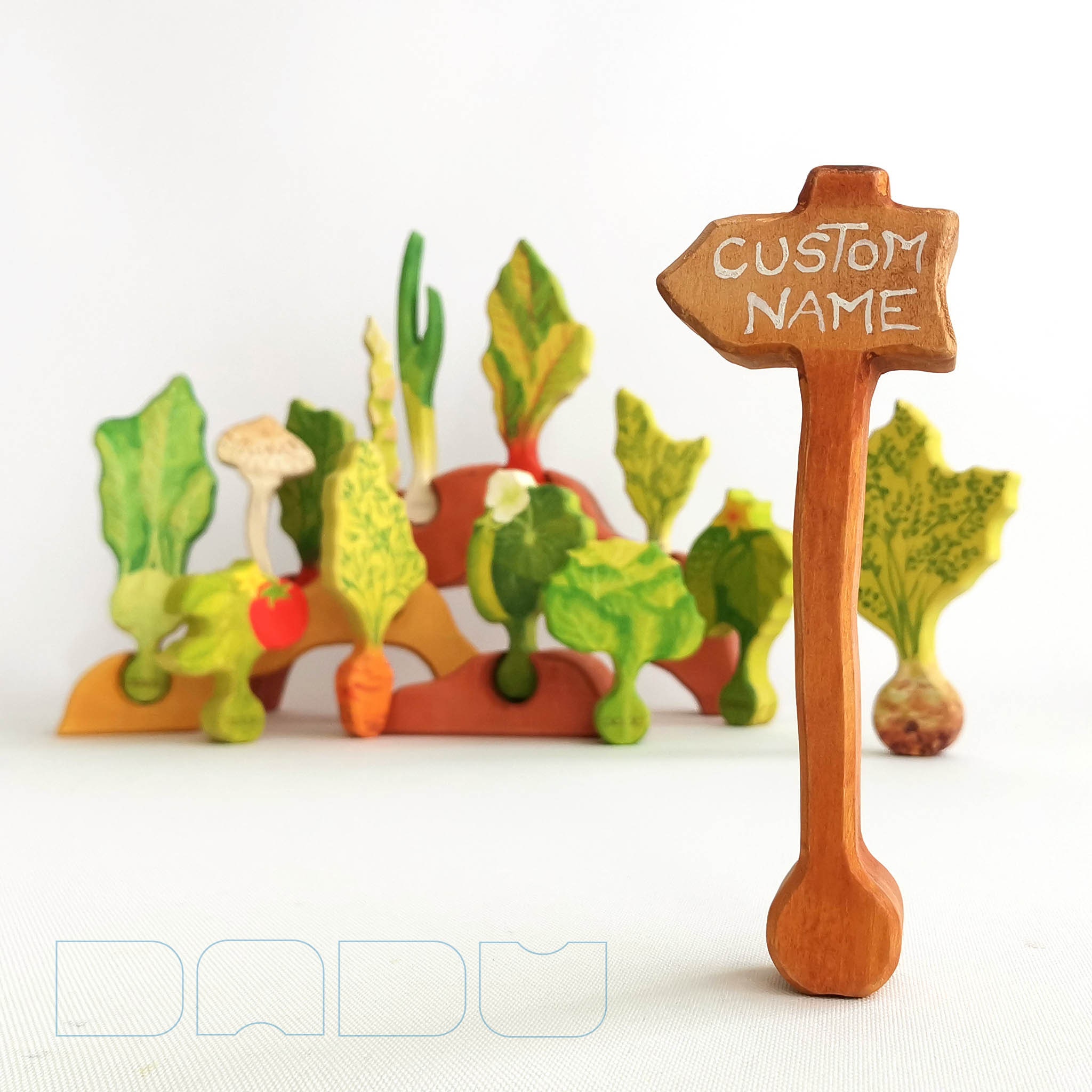 Handmade Root Vegetable 3d Puzzle, Set of 13 Root Vegetables, Pretend ...