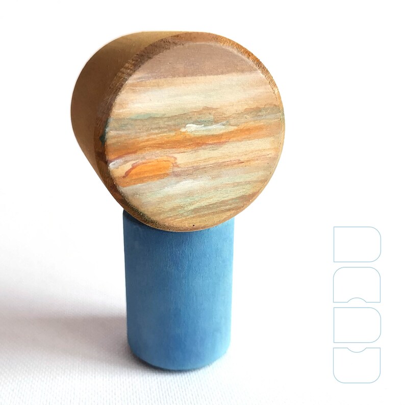 Space Balance Stacker Solar System Wooden 3d Puzzle, Educational Game ...