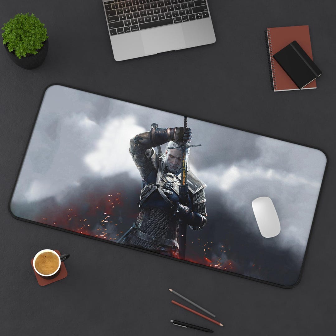 The Witcher Mouse Pad - Gaming Mouse Pad - Witcher Fan Gift - Geralt ...