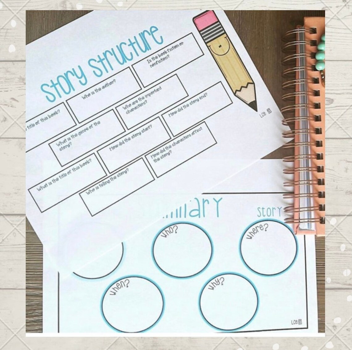 Reading Comprehension Graphic Organizers - Etsy