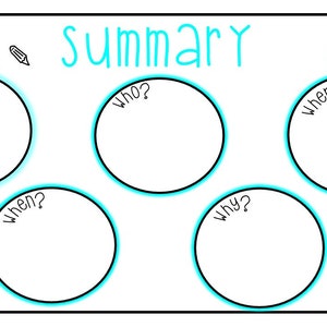 Reading Comprehension Graphic Organizers - Etsy