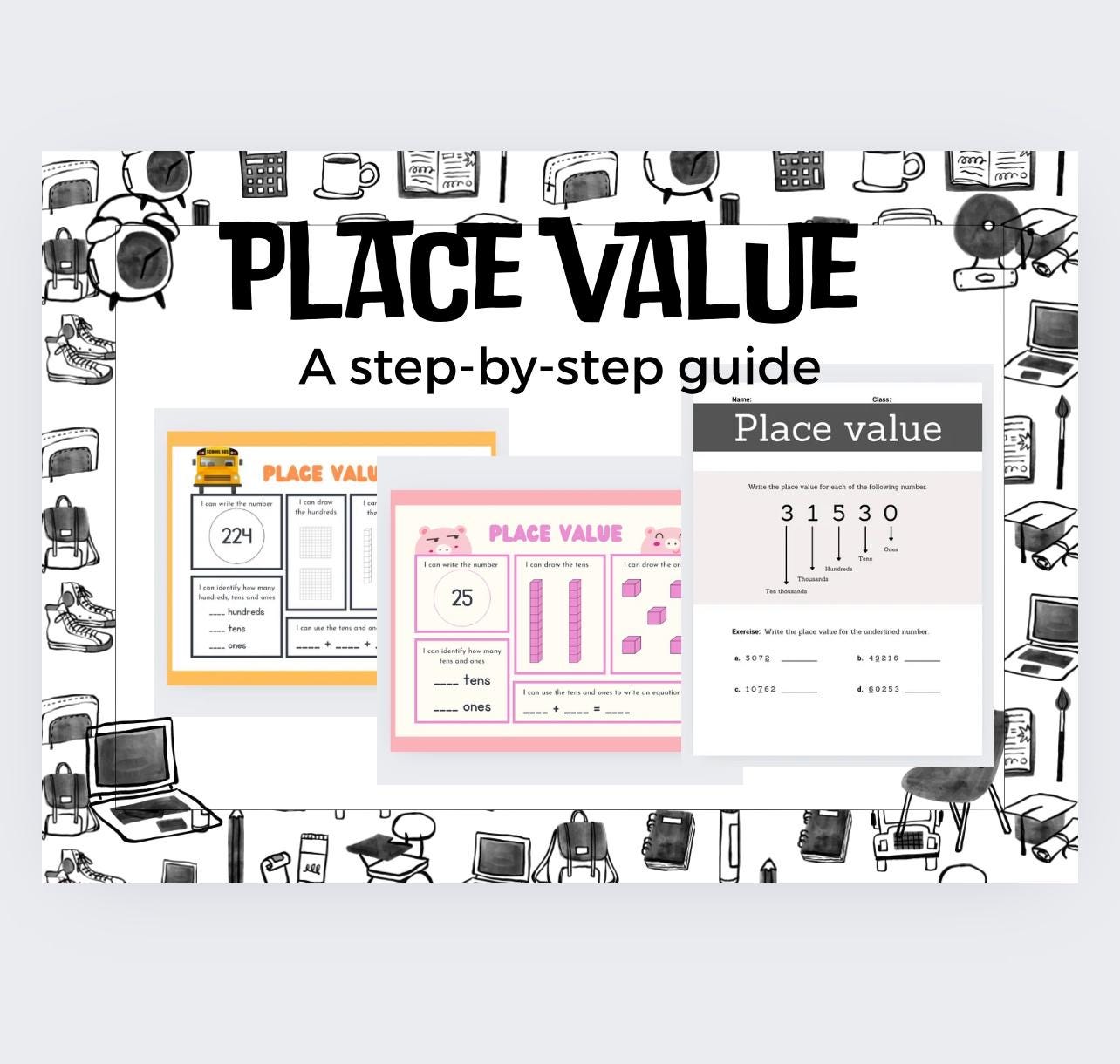 3rd-4th Grade Place Value- Break It Down Anchor Chart - Etsy