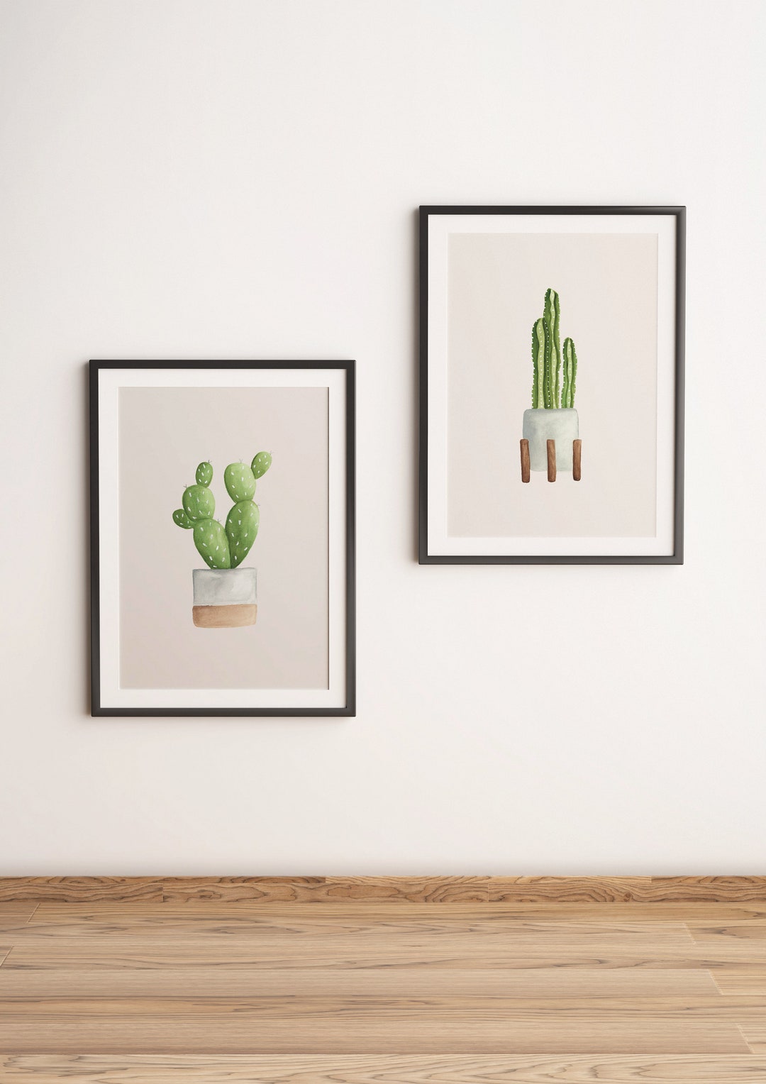 Print Bundle Cactus Watercolor Printable Art Set Botanical Prints ...