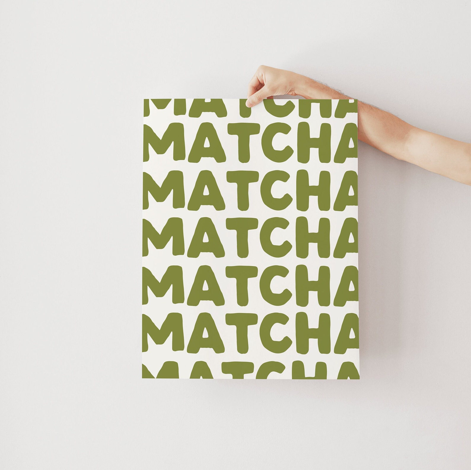 Matcha Latte Wall Art Japanese Tea Coffee Poster Kitchen Coffee Bar ...
