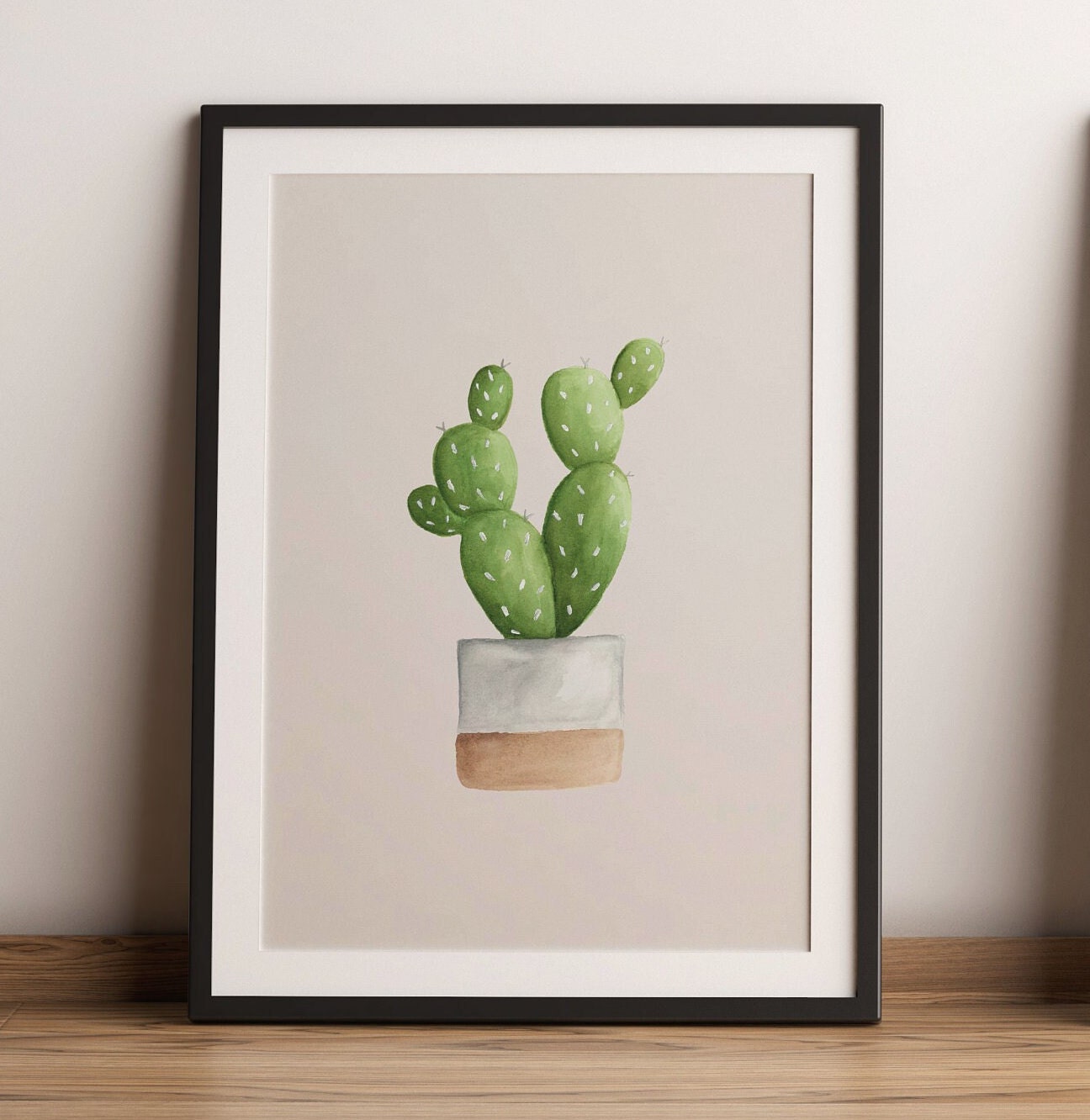 Art Print Cactus Watercolor Printable Cactus Set Botanical Prints ...