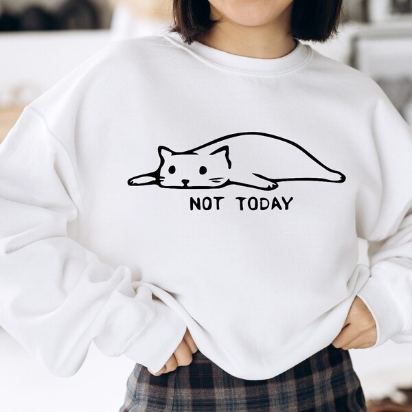 Cat Sweatshirt - Etsy