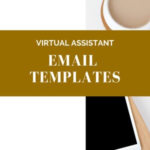Virtual Assistant Email Templates - Etsy