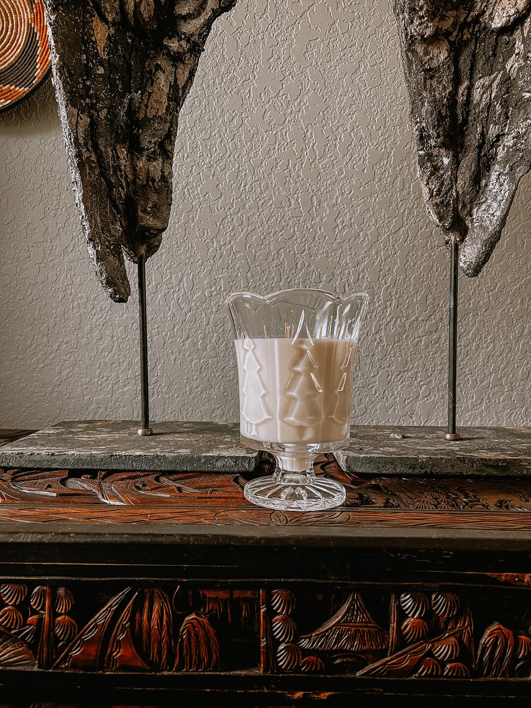 Extra Large Crystal Trifle Glass in Sweet Citrus Groves Home Decor ...