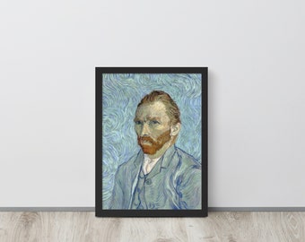 Van Gogh Printable Art Self Portrait Van Gogh Poster Van - Etsy