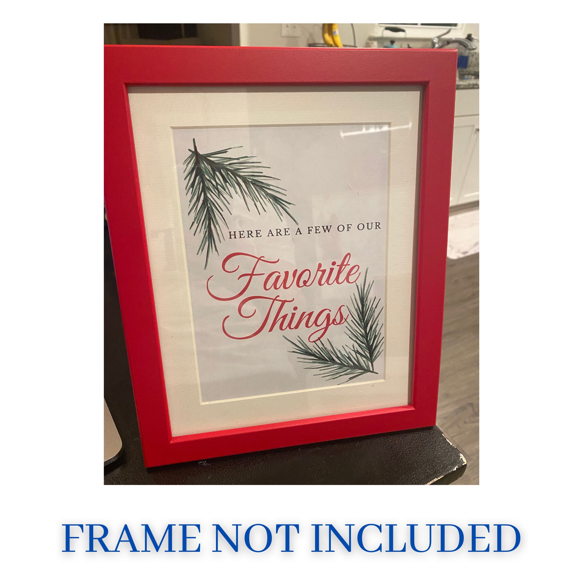 Favorite Things Party Sign - Etsy