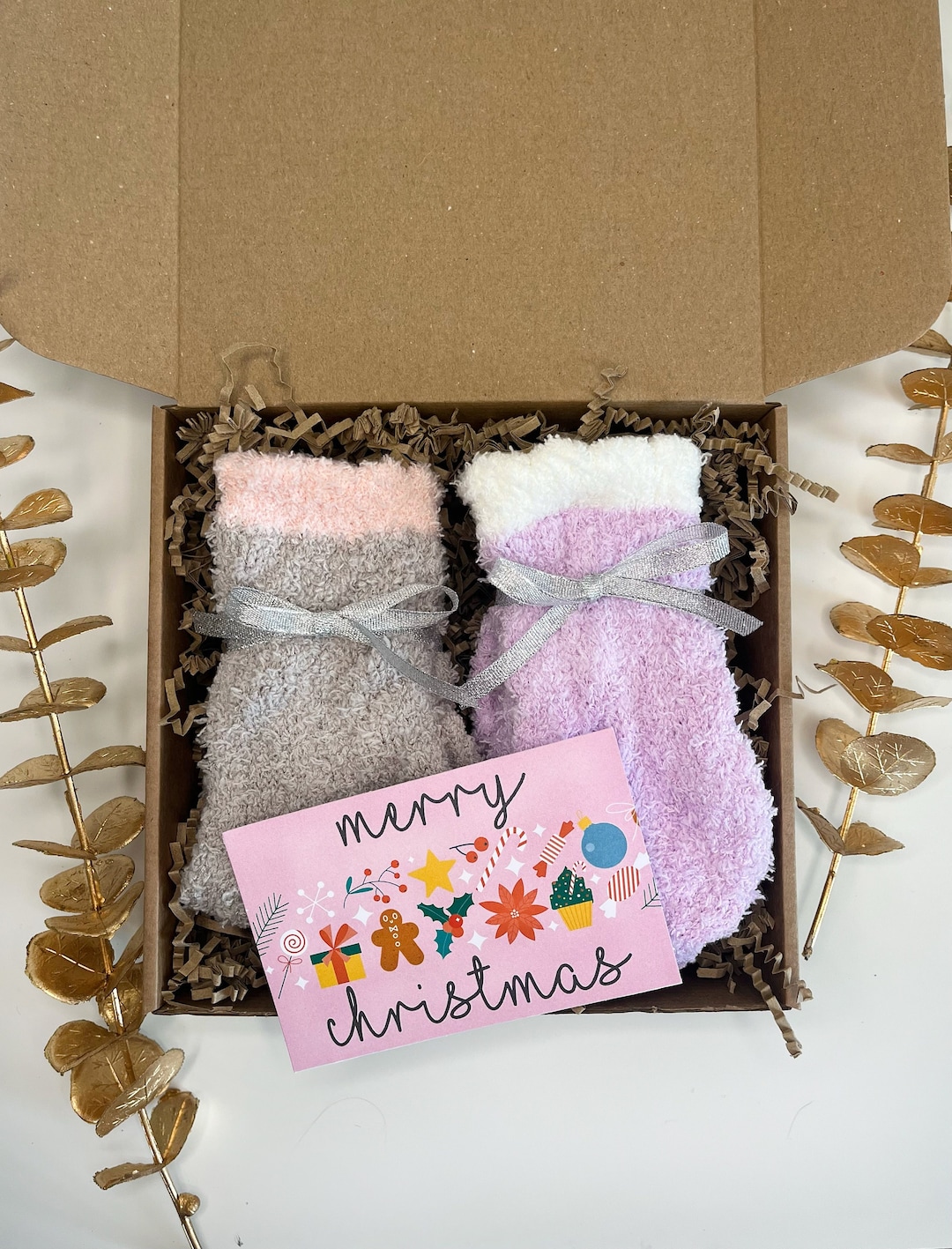 Fluffy Socks Gift Box Womens Socks Gift Box Christmas Stocking Filler ...