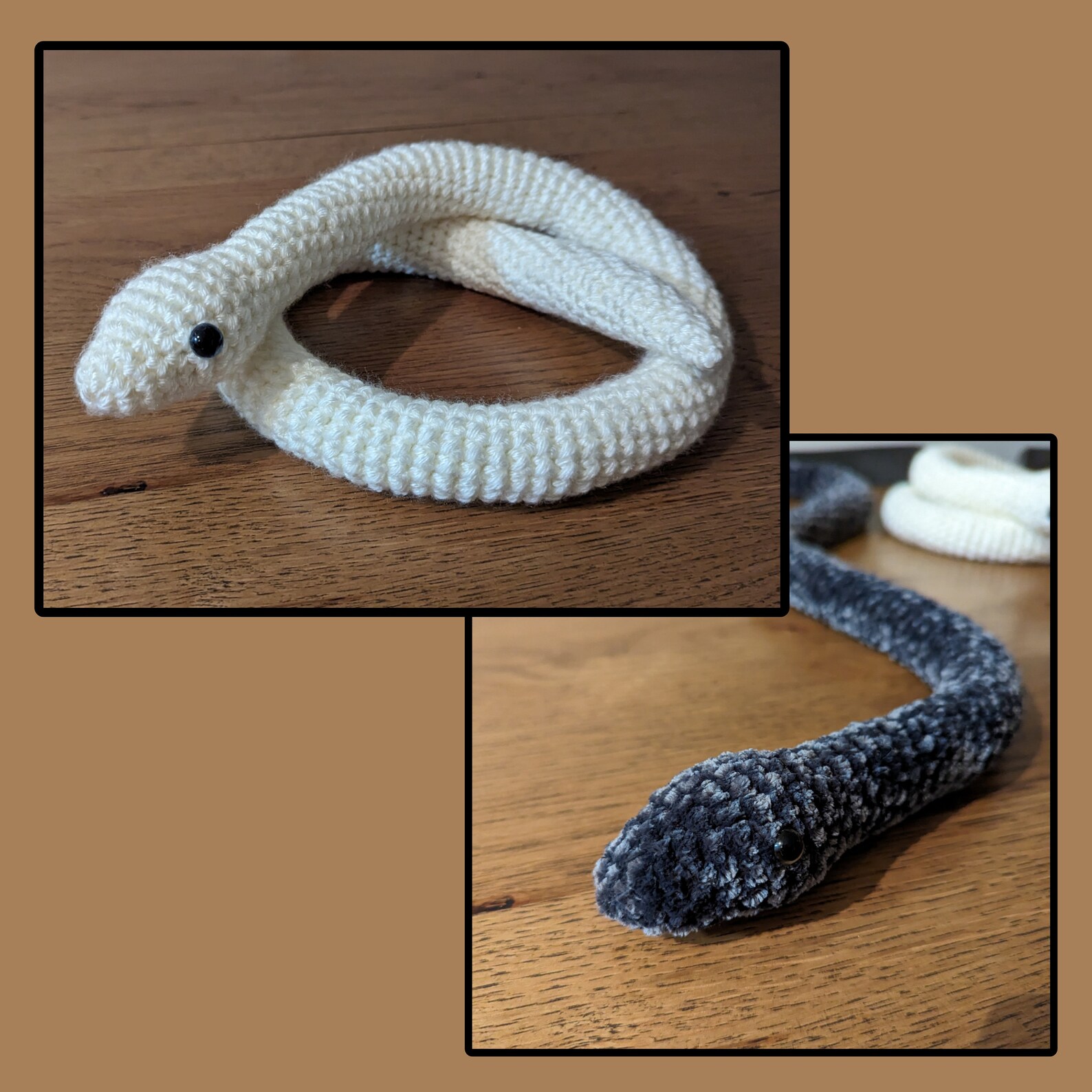 Crowley the Snake Crochet Pattern NO-SEW Plush - Etsy