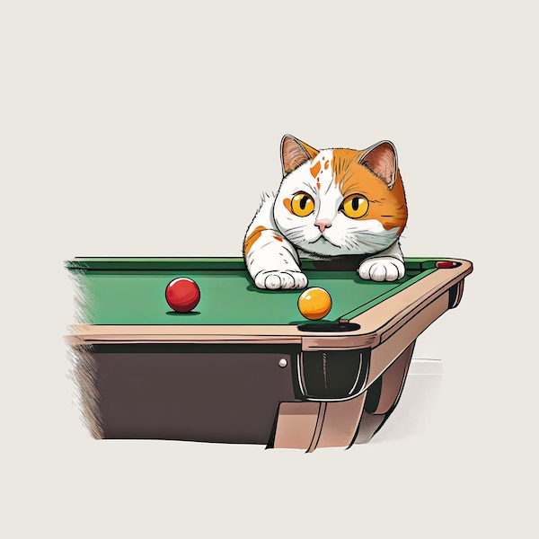 Cat Pool Table - Etsy