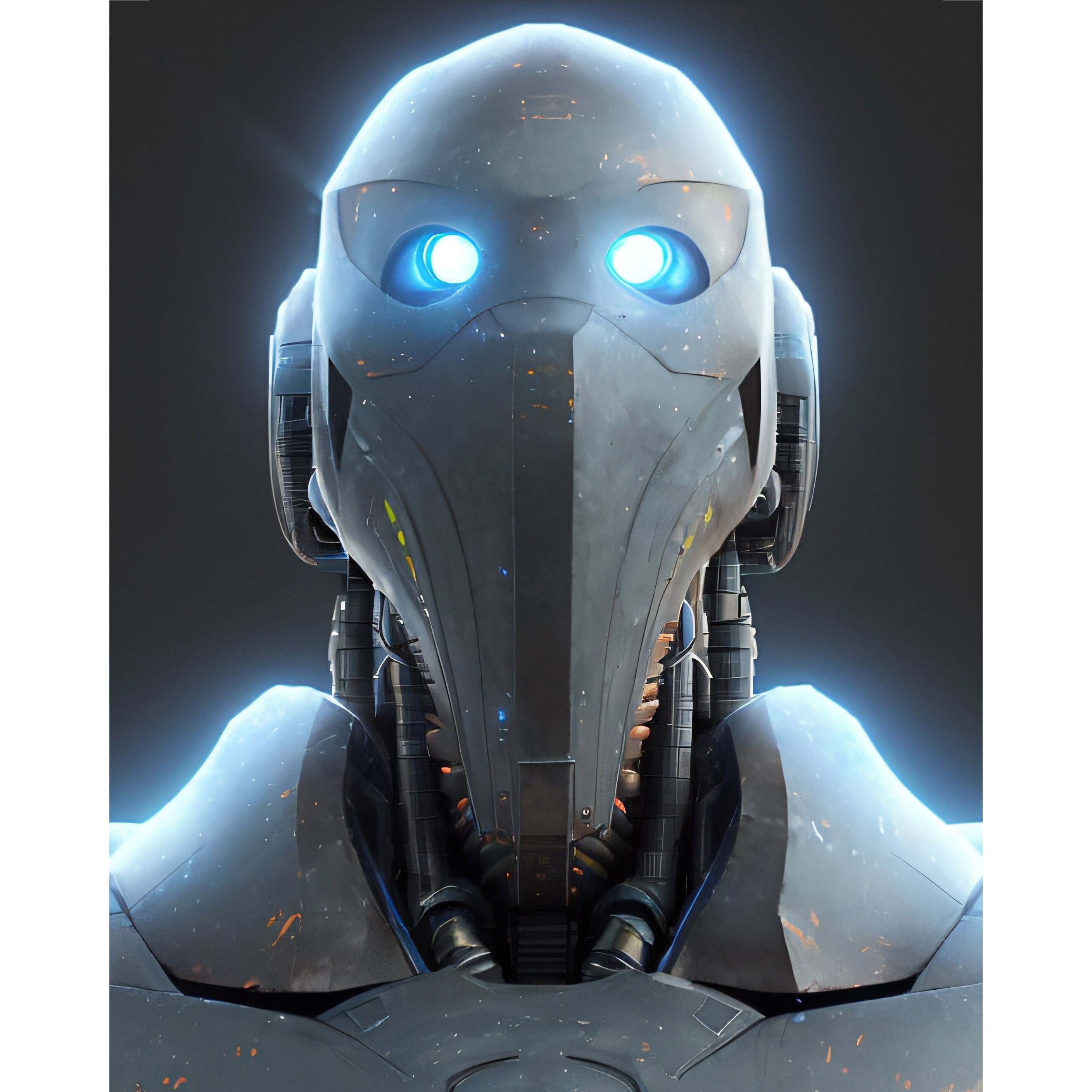 Robot Sci-fi Art Print, 8x10 Premium Quality Print, Signed by Artist - Etsy