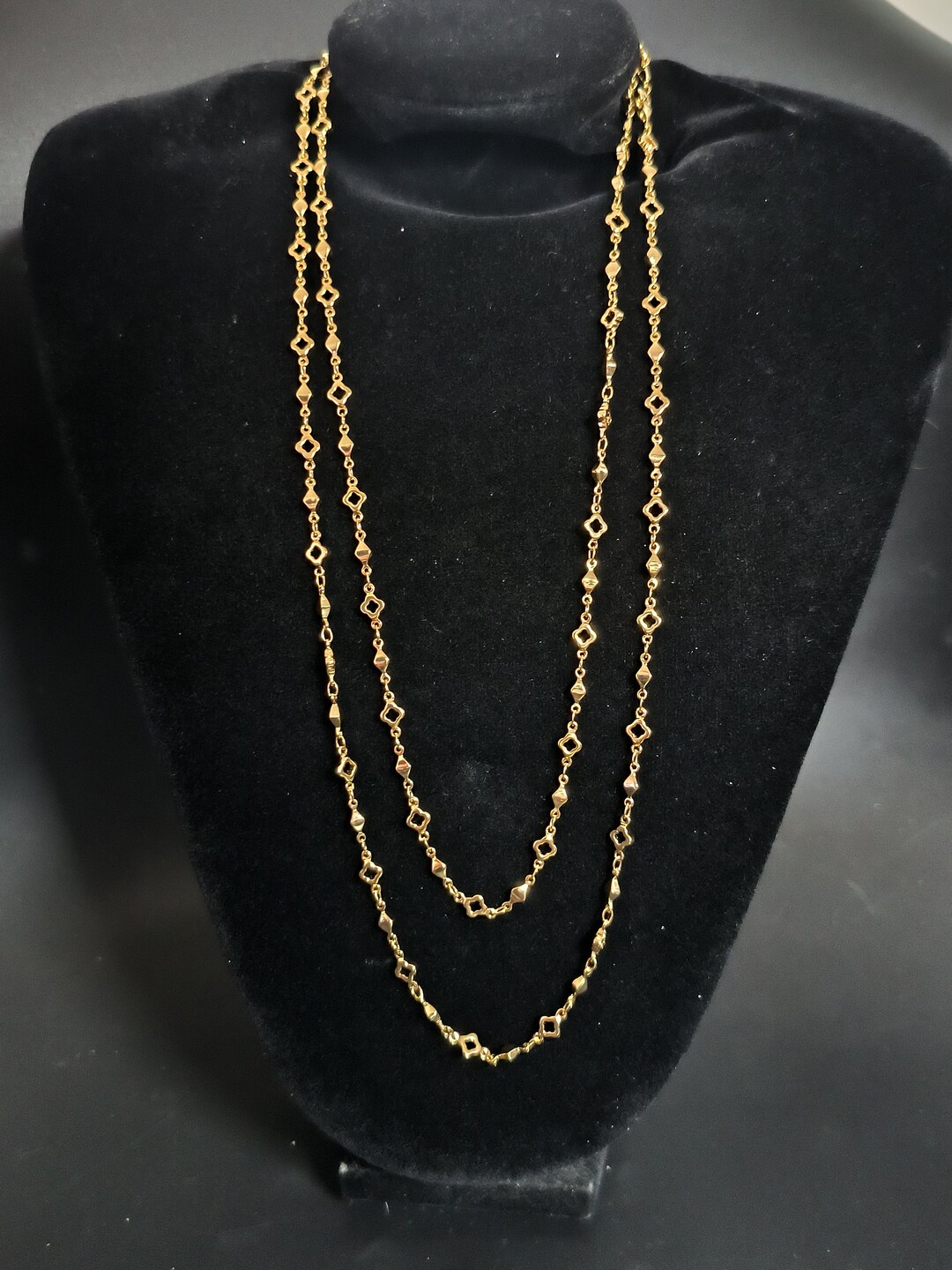 Four Leaf Clover Chain Necklace - Etsy