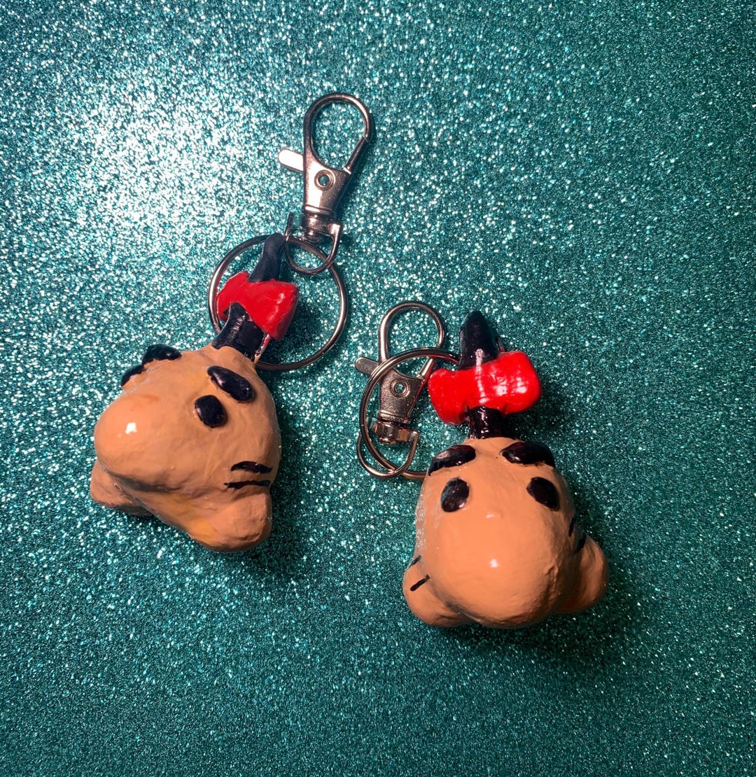 Mr. Saturn ~ Earthbound Clay Keychain - Etsy
