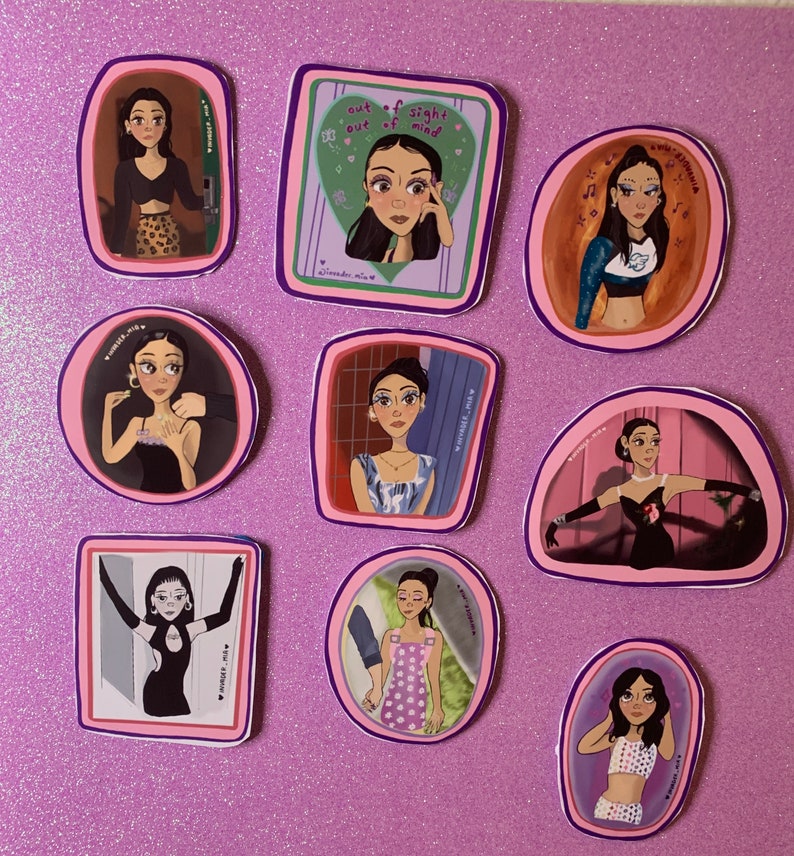 EUPHORIA Maddy Pack Vinyl Stickers - Etsy