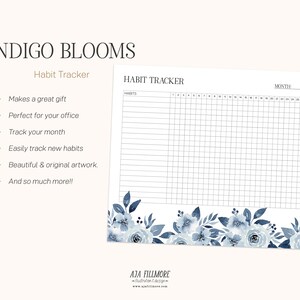 Habit Tracker Printable, Routine Tracker, 30 Day Habit Challenge ...