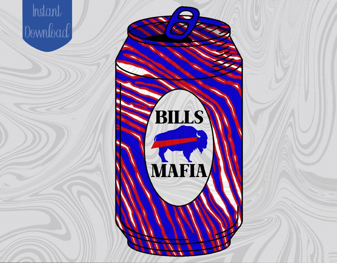 Bills Mafia Beer Can PNG | Miller Time Png | Buffalo Football Digital ...