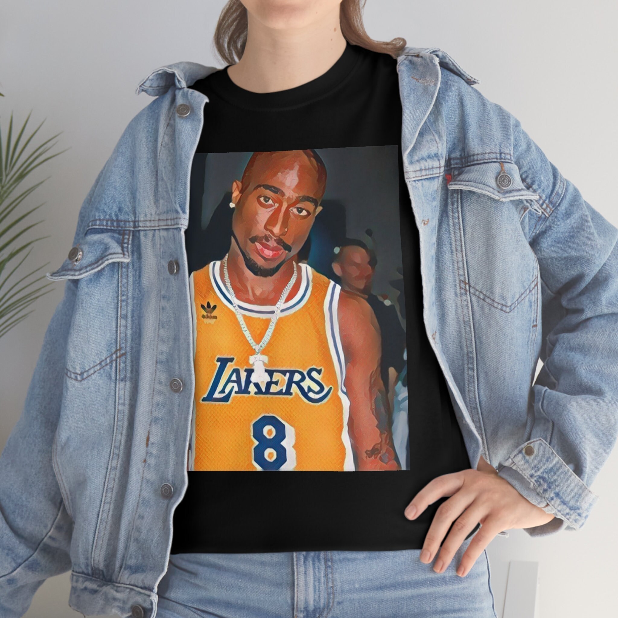 Tupac Shakur Iconic 90s Rap Artist Portrait T-Shirt sold by Classy ...