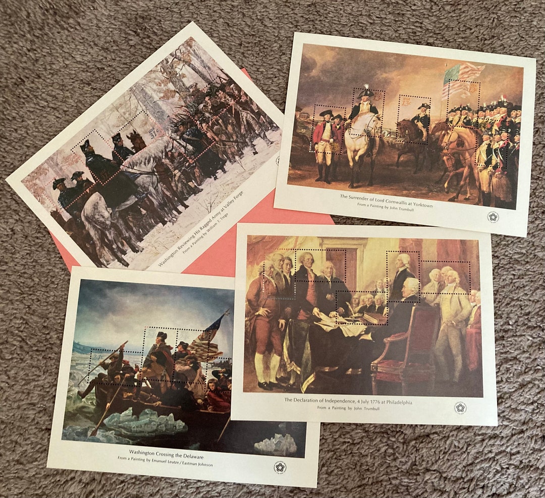 Bicentennial Souvenir Sheets - Etsy