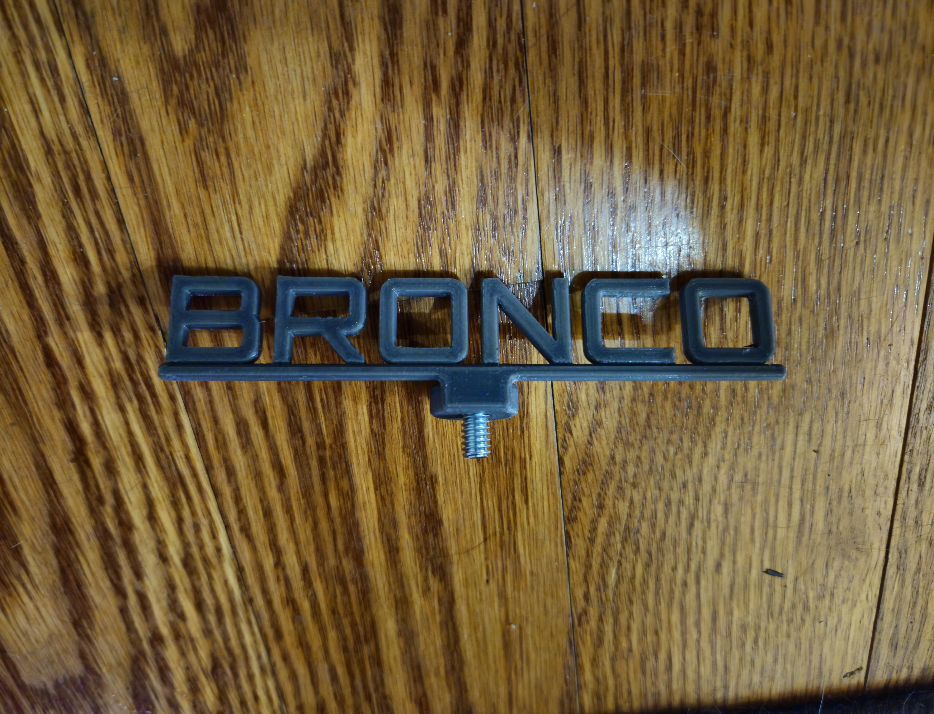 Ford Bronco Text Dash Emblem - Etsy