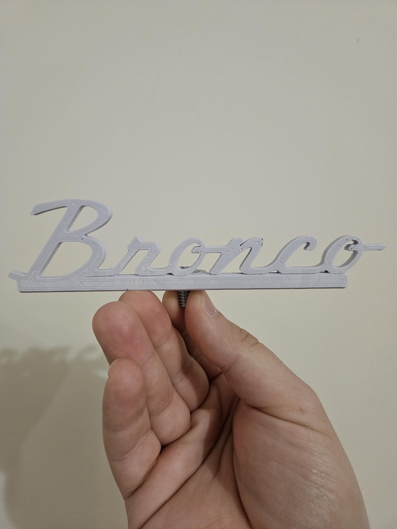 Classic Ford Bronco Dash Emblem - Etsy