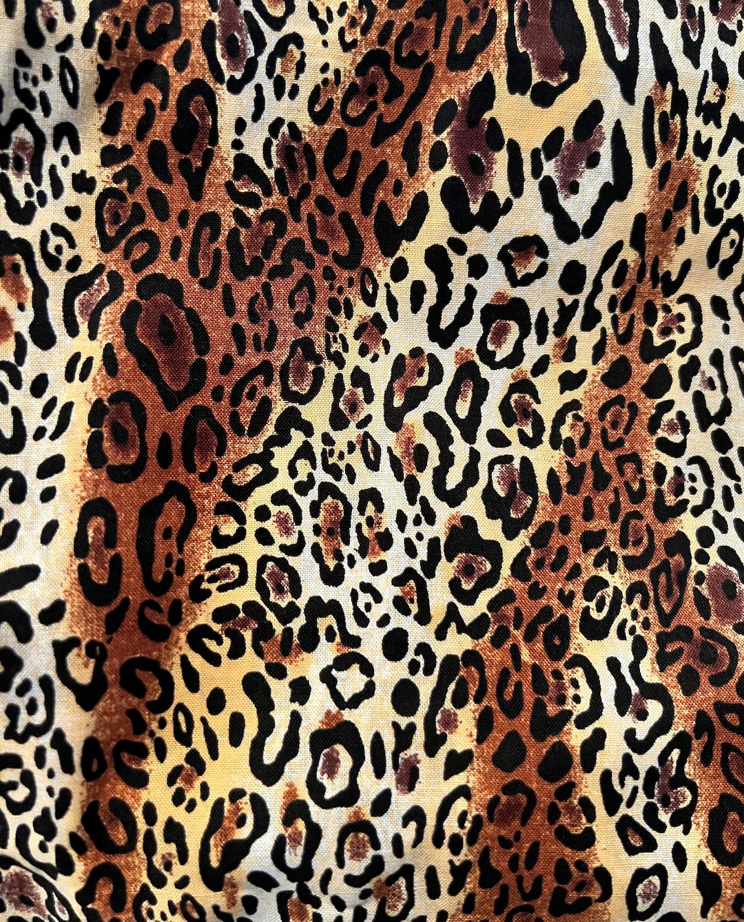 Cheetah Leopard Animal Print Beige Brown Nurse Medical Surgical Scrub ...