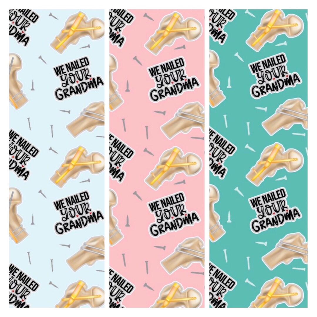 Ortho Orthopedic “we Nailed Your Grandma” Surgical Scrub Hat: Bouffant ...