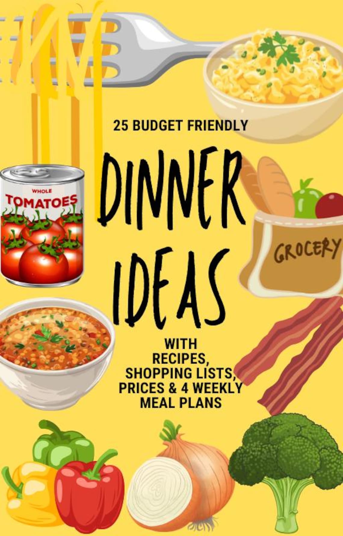 25 Budget-friendly Dinner Ideas With Recipes, Shopping Lists & Meal ...