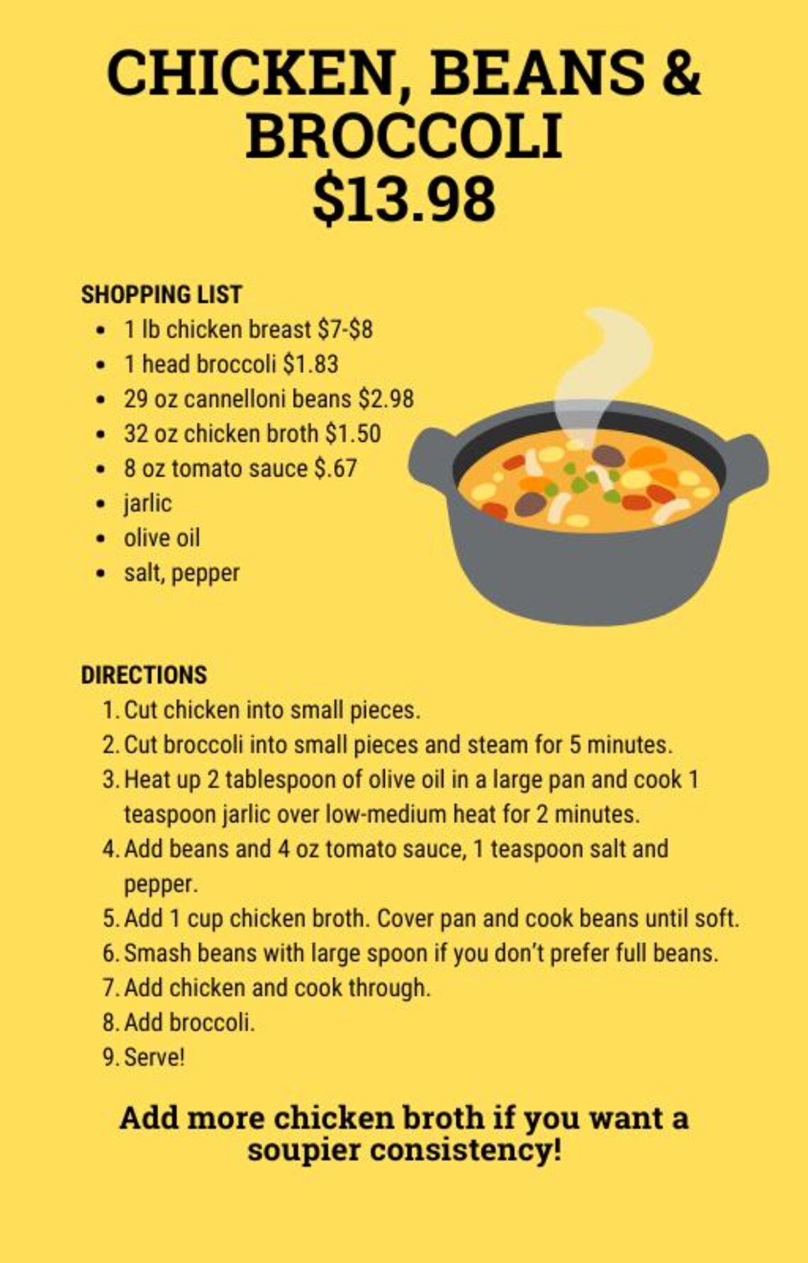 25 Budget-friendly Dinner Ideas With Recipes, Shopping Lists & Meal ...